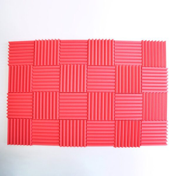 Red Acoustic Foam Panels Acoustic Foam Tiles