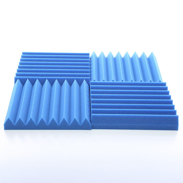 Blue Acoustic Wall Panels Soundproof Foam Tiles